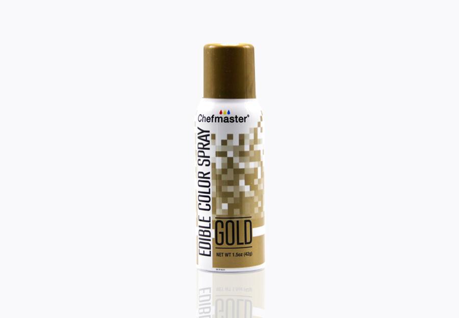 CHEFMASTER EDIBLE GOLD SPRAY 1.5 OZ | Three T Baker's Boutique