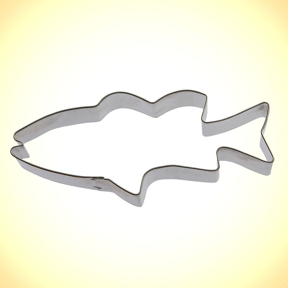 CC.C - Bass Fish Cookie Cutter 5.5 in B1253 (G) | Three T Baker's Boutique
